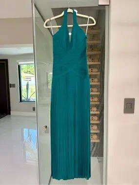 Herve Leger | Dresses | Herve Legernwt Scarlet Gown Xs Fringe Bandage ...